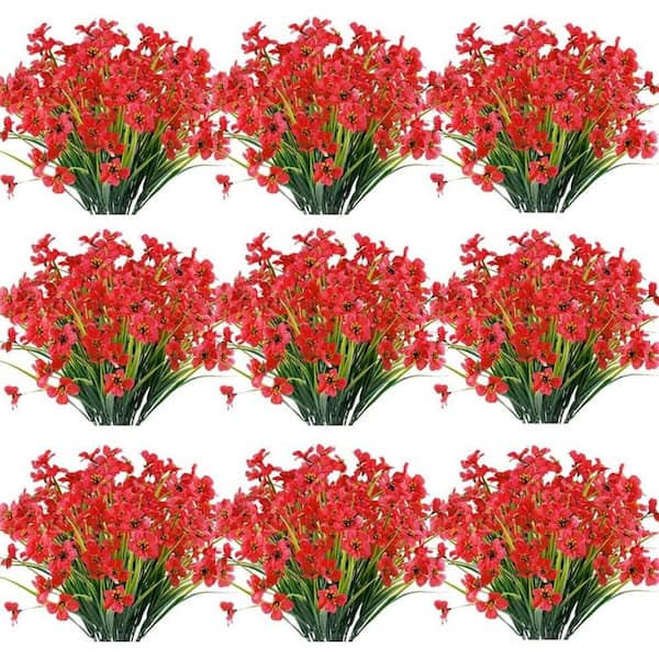 Simulated plastic plants and flowers, 30-Pack L0BYYRFYN4 - The Home Depot