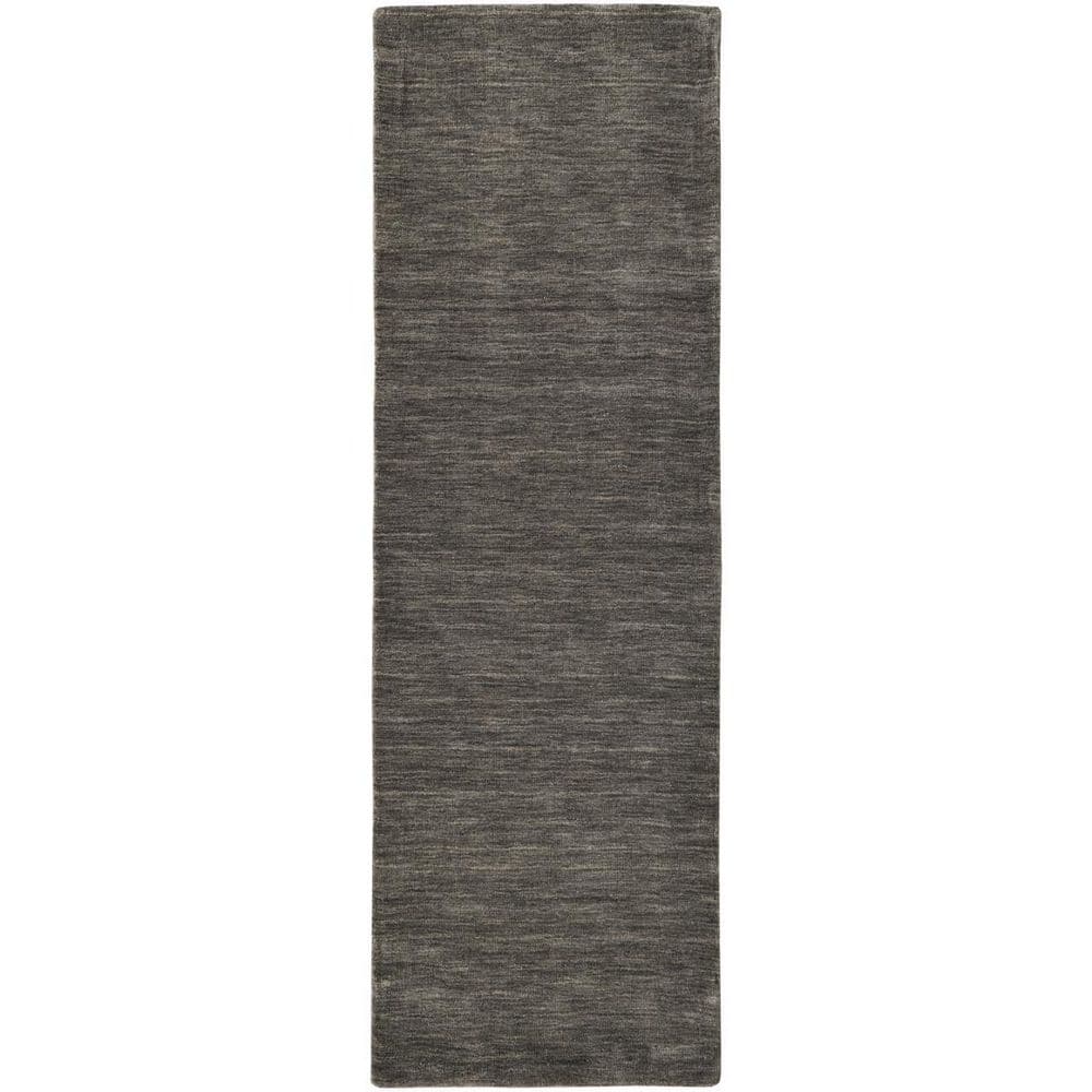 HomeRoots 2 x 8 Brown Solid Color Runner Rug 2000565598 - The Home Depot