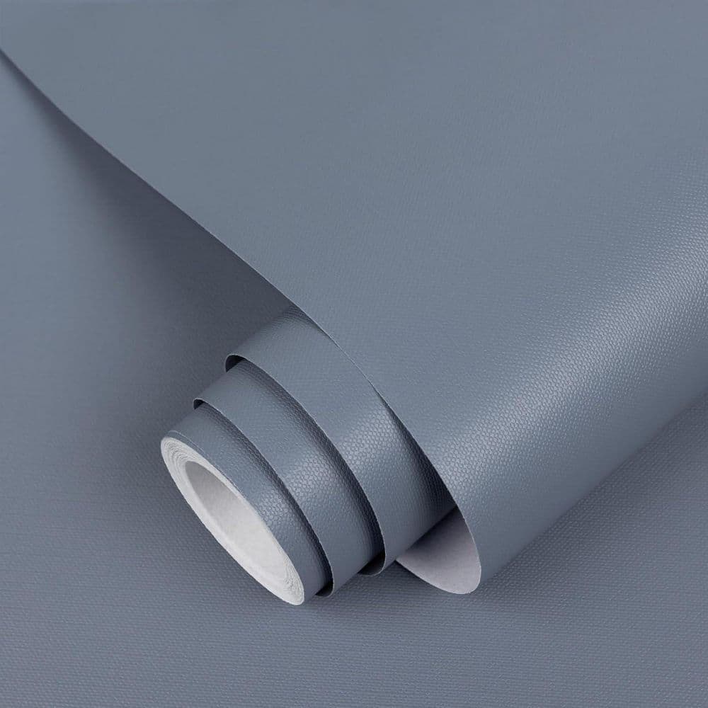 Blue Solid Color Contact Paper Peel and Stick Wallpaper Roll Set of 2 ...