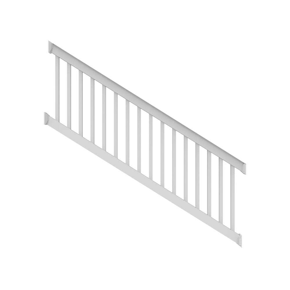 RDI Finyl Line 8 ft. x 36 in. H 28-Degree to 38-Degree Deck Top Stair ...