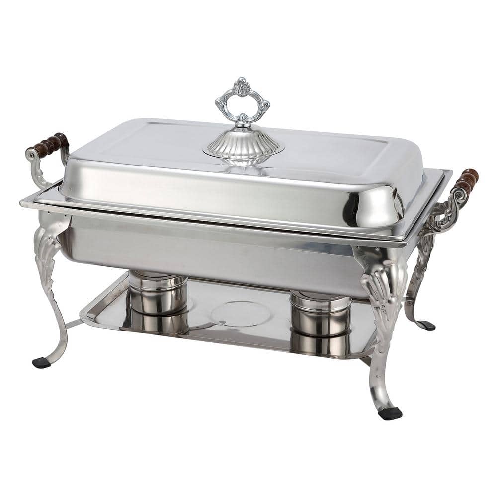 Winco Crown 8 qt. Stainless Steel Full-size Chafing Dish 408-1 - The ...