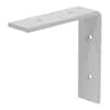 Crates & Pallet 6 in. White L Steel Shelf Bracket 69109 - The Home Depot