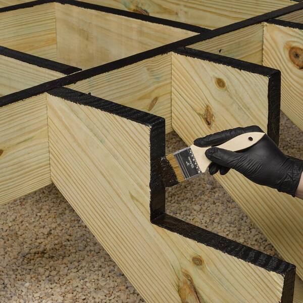 FastenMaster Deck Frame Coating 1/2 gal. 225 lin feet FMDFC-64OZ - The ...