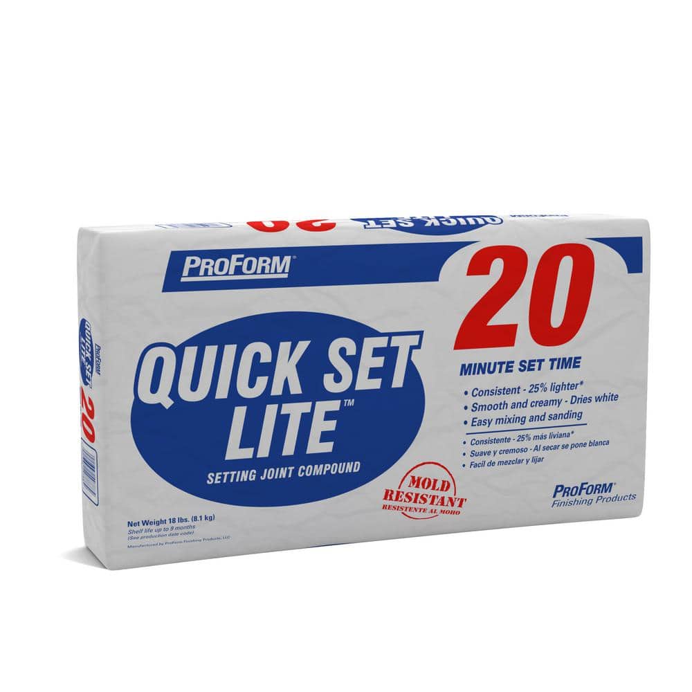 ProForm Quick-Set Lite 18 lb. 20-Minutes Setting-Type Powder Joint ...