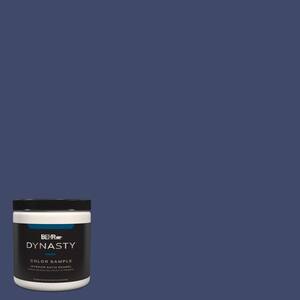 BEHR ULTRA 1 gal. #PPU15-01 Nobility Blue Satin Enamel Exterior Paint ...