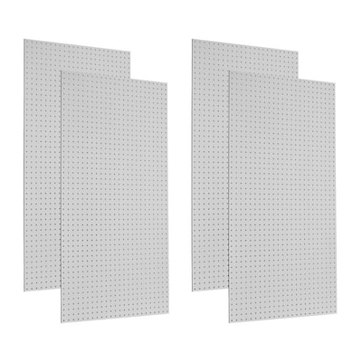 Triton Products DuraBoard 22 in. W x 18 in. H 3/16 in. Hole White ...