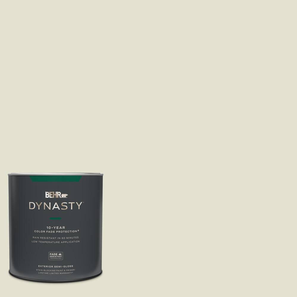 BEHR DYNASTY 1 qt. #400E-2 Turtle Dove Semi-Gloss Exterior Stain ...