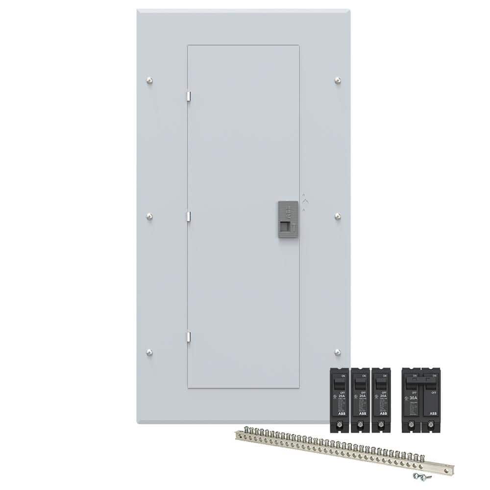 ABB 200 Amp 30-Space 60-Circuit Indoor Main Lug Plug-On Neutral Load ...