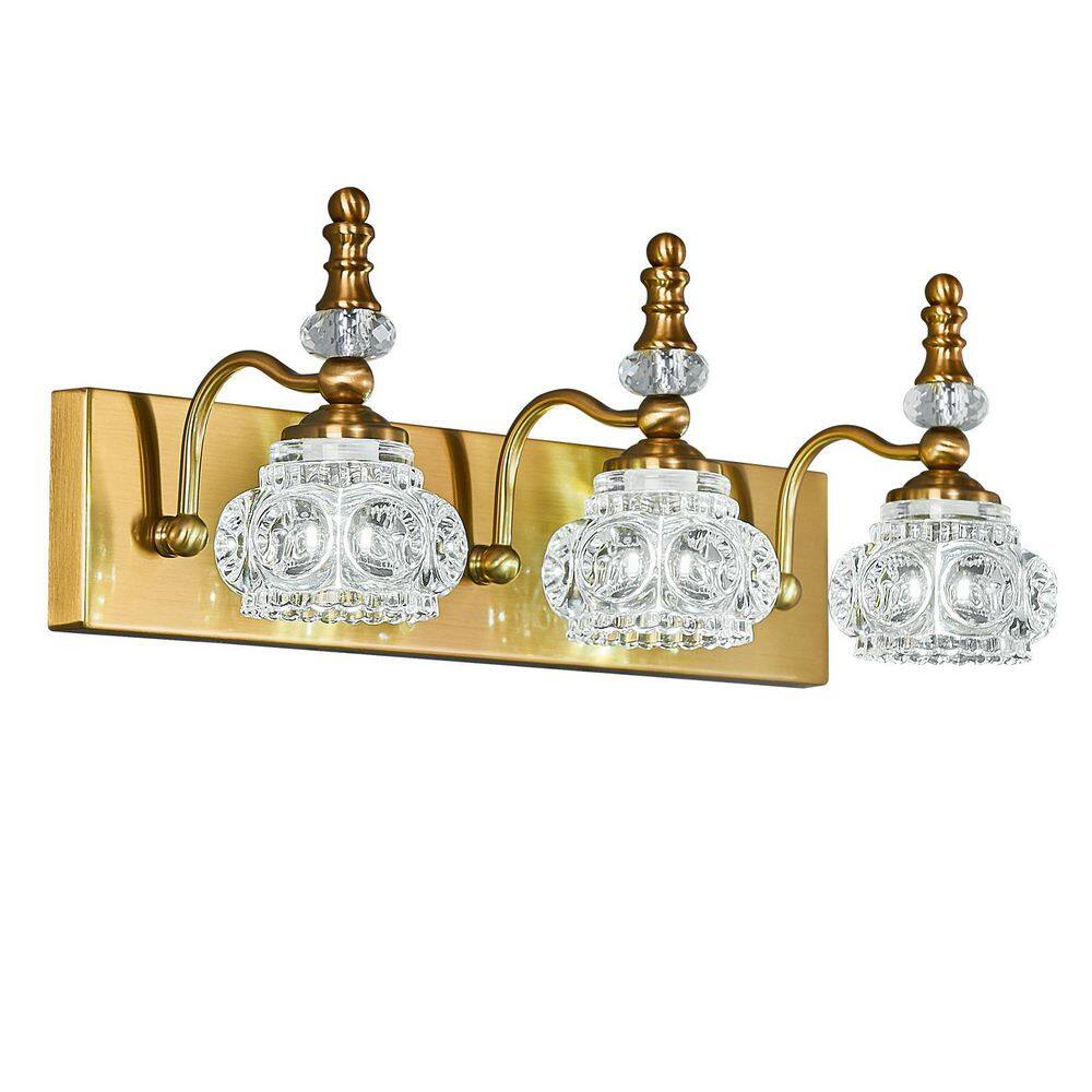 ZHLWIN Home Lighting Fixture Width 19.68" In. " 3-light Gold Modern ...