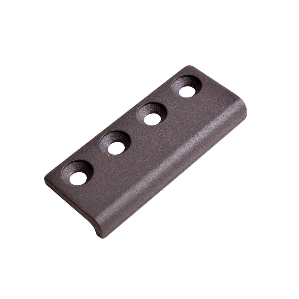 CALHOME Antique Bronze Sliding Door Hardware Flat Rail Track Connector ...