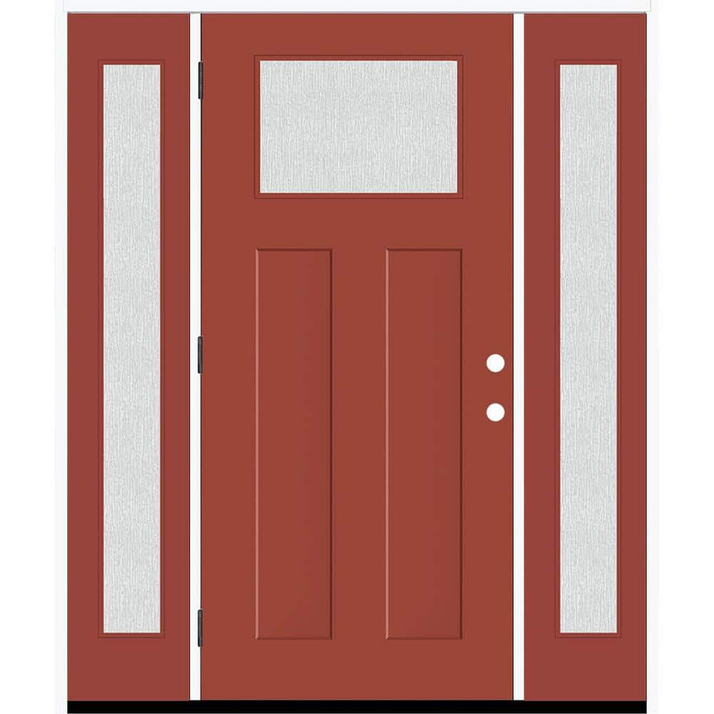 Steves & Sons Legacy 64 in. x 80 in. 1/4-Toplite Rain Glass RHOS ...