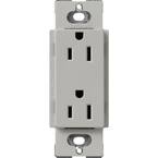 Lutron Claro 15 Amp Duplex Outlet, Pebble (SCR-15-PB) SCR-15-PB - The ...