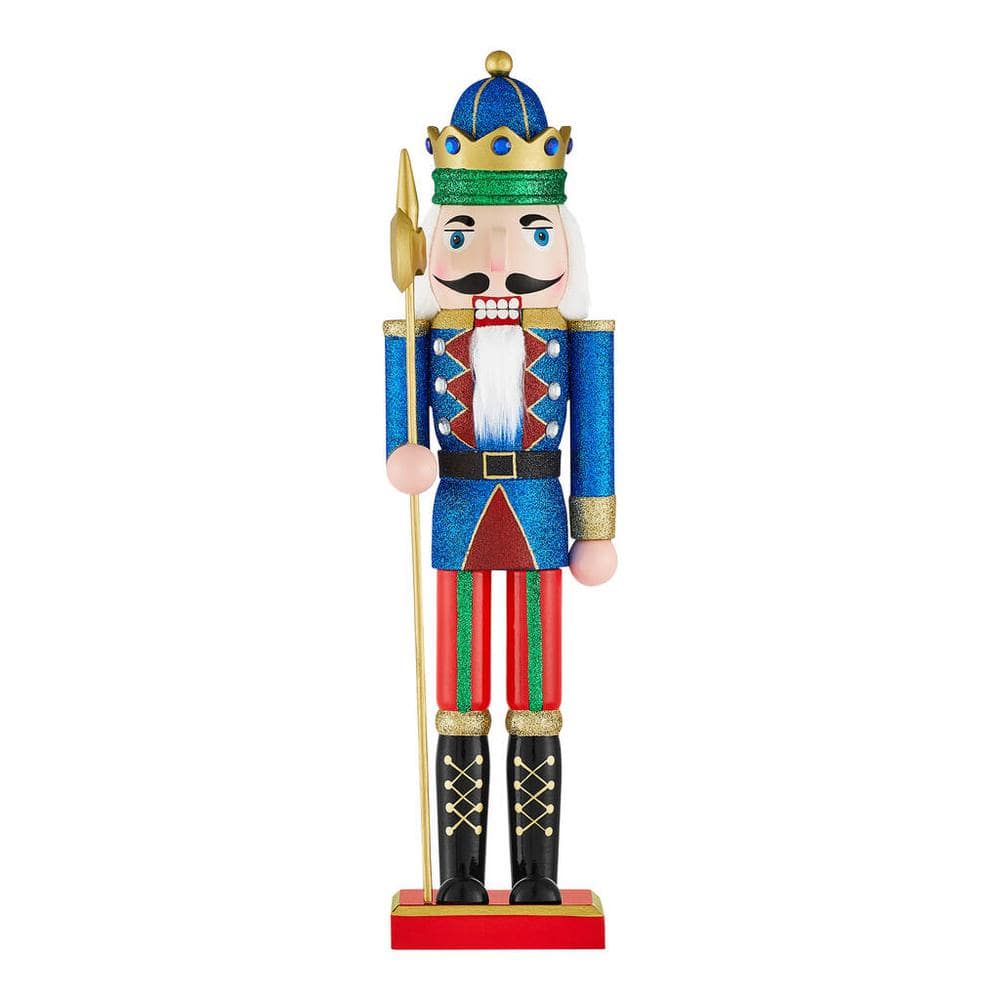 Home Accents Holiday 15 in Glitter Nutcracker With Axe 22GB10215D - The ...
