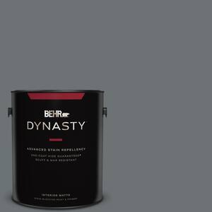 BEHR ULTRA 1 gal. #MQ5-28 Dawn Gray Satin Enamel Exterior Paint ...