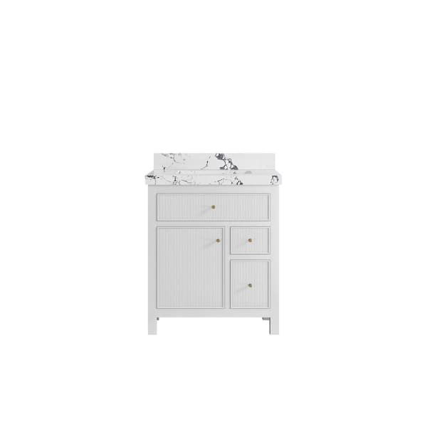Willow Collections Sonoma 30 in. W x 22 in. D x 36 in. H Single Sink ...