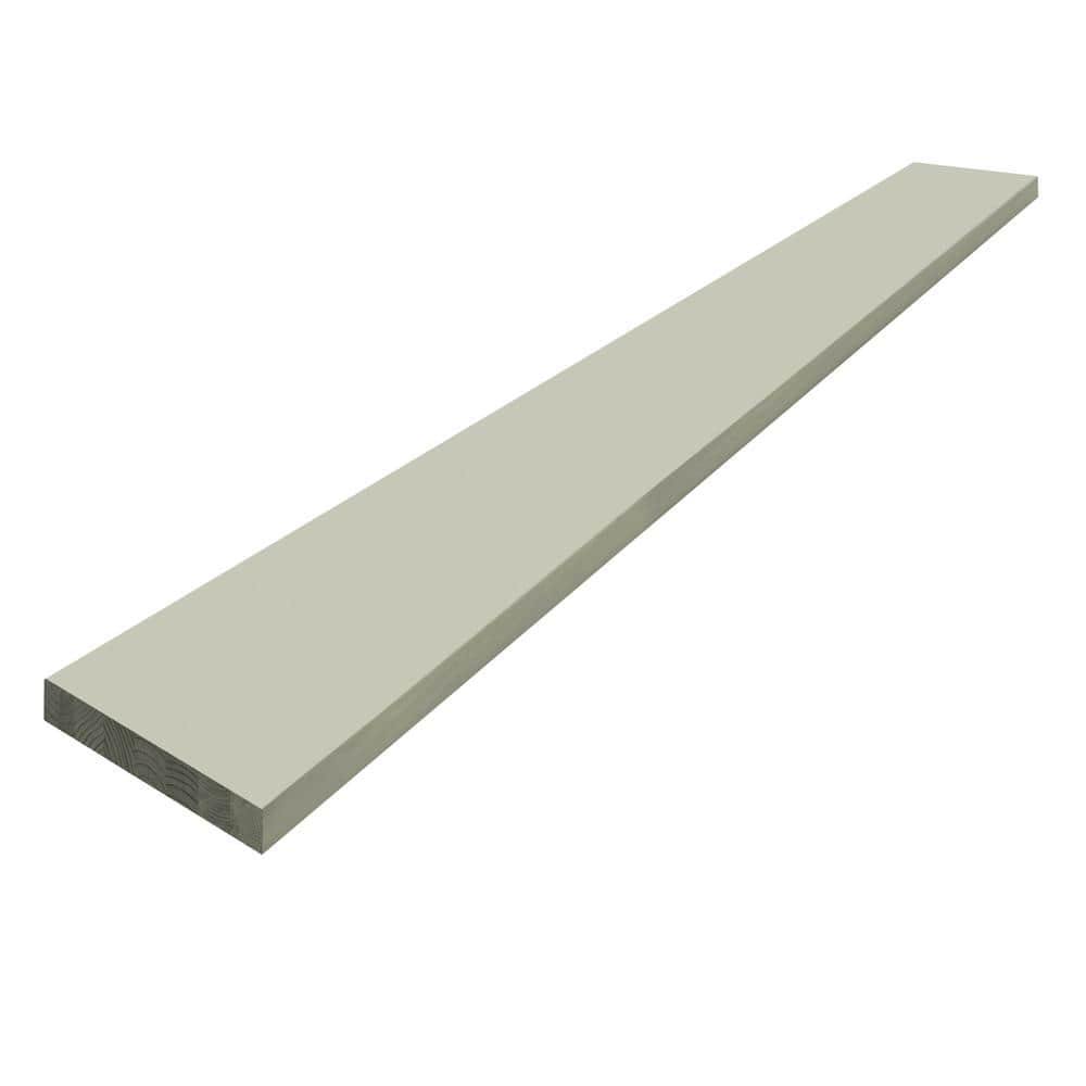 Edge Primed Cedar Finger-Jointed Edge-Glued Fascia (Common: 2 in. x 8 ...