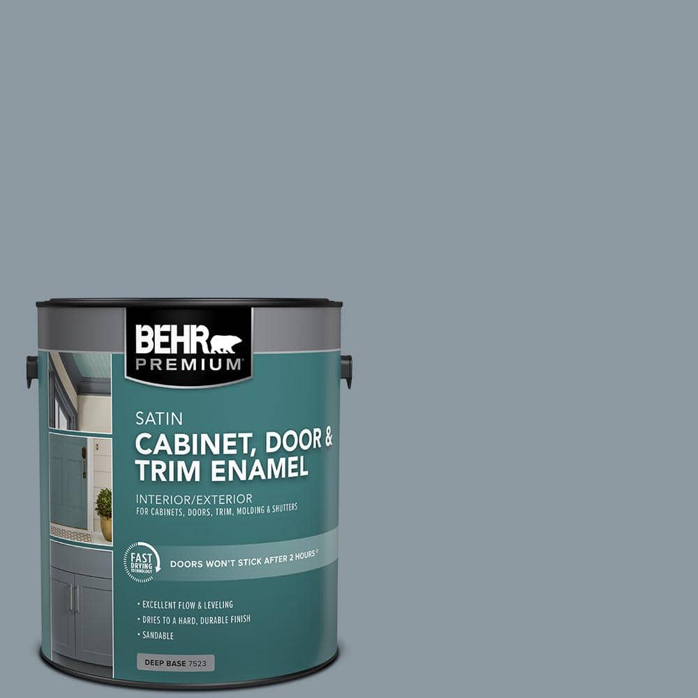 Reviews for BEHR PREMIUM 1 gal. #N490-4 Teton Blue Satin Enamel ...