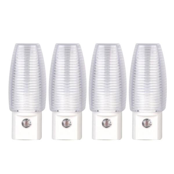 StyleWell 4-Watts Dusk to dawn cylinder Intergrated LED Night light ...