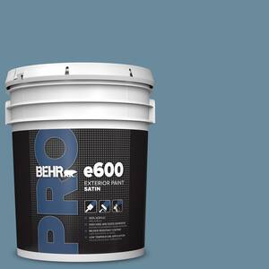 BEHR PRO 5 gal. #550F-5 Winter Lake Low Luster Exterior Paint PR62305 ...