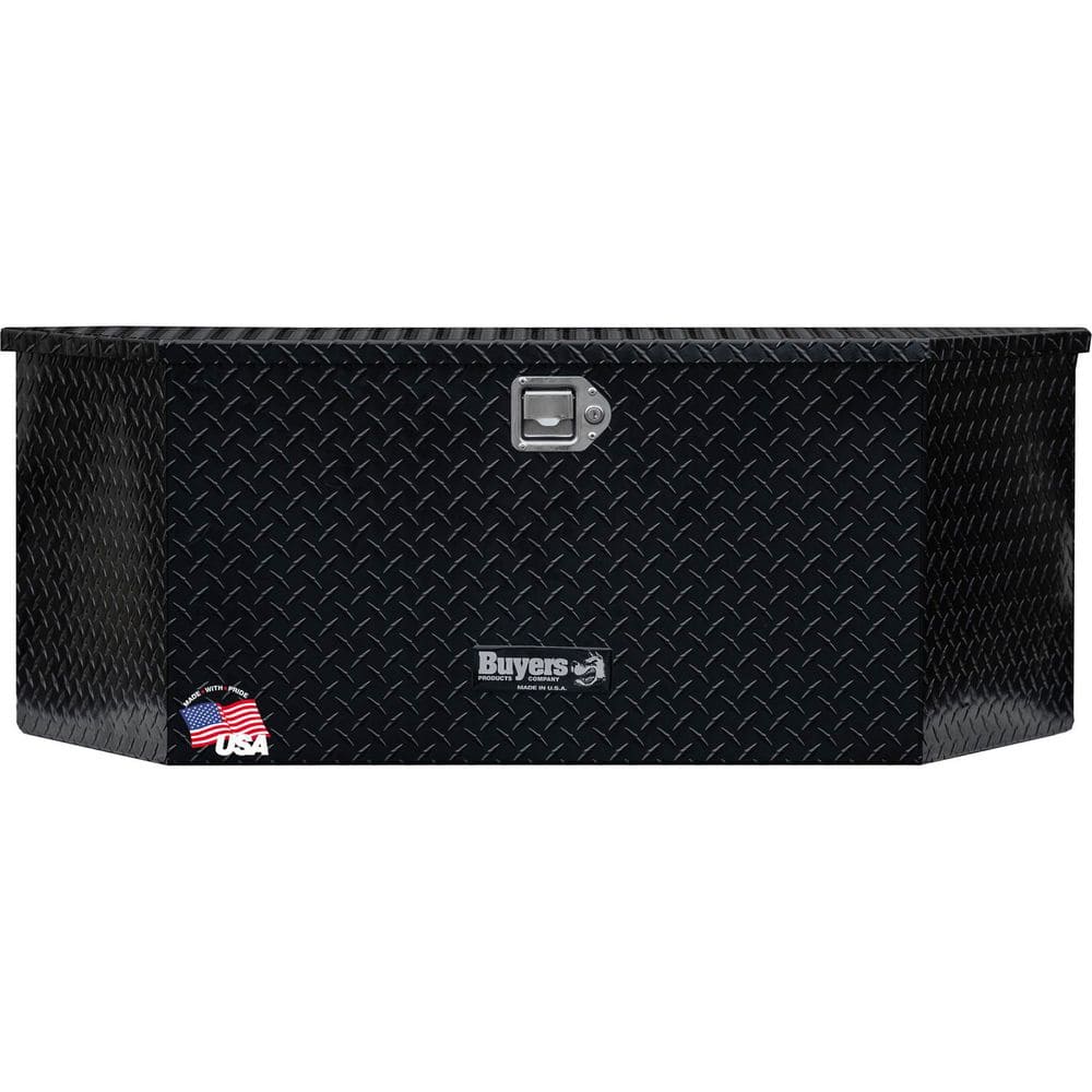 BUYERS PRODUCTS 35 Inch Wide Gloss Black Diamond Tread Aluminum Trailer ...