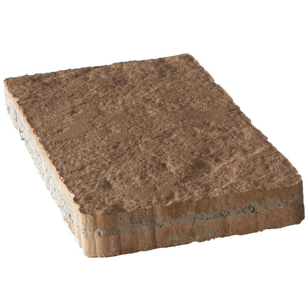 Pavestone Capriana 7 in. x 14 in. Hazelnut Small Step Stone 67134F ...