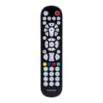 Zenith 3-Device Universal TV Remote Control with Microban Plastic Case ...