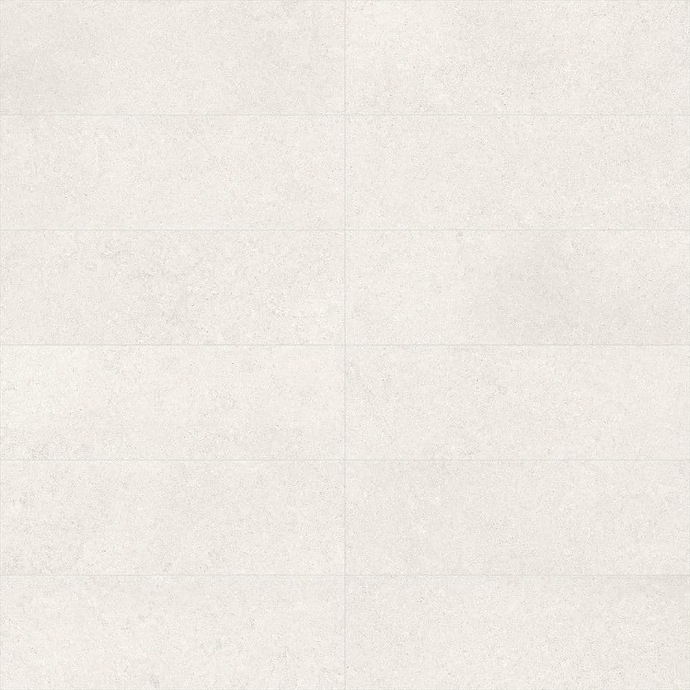 Jeffrey Court Himalayas White 12 in. x 36 in. Matte Ceramic Rectangular ...