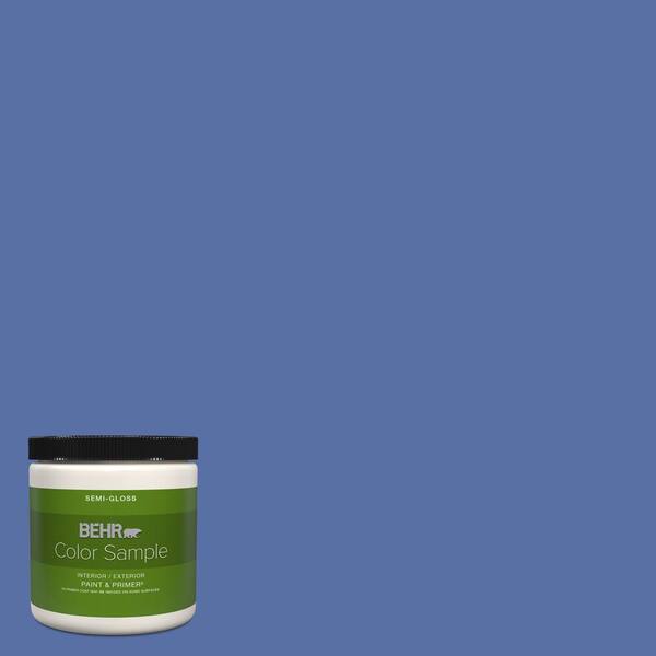 BEHR PREMIUM PLUS 8 oz. #MQ5-47 Splendor and Pride Semi-Gloss Interior ...