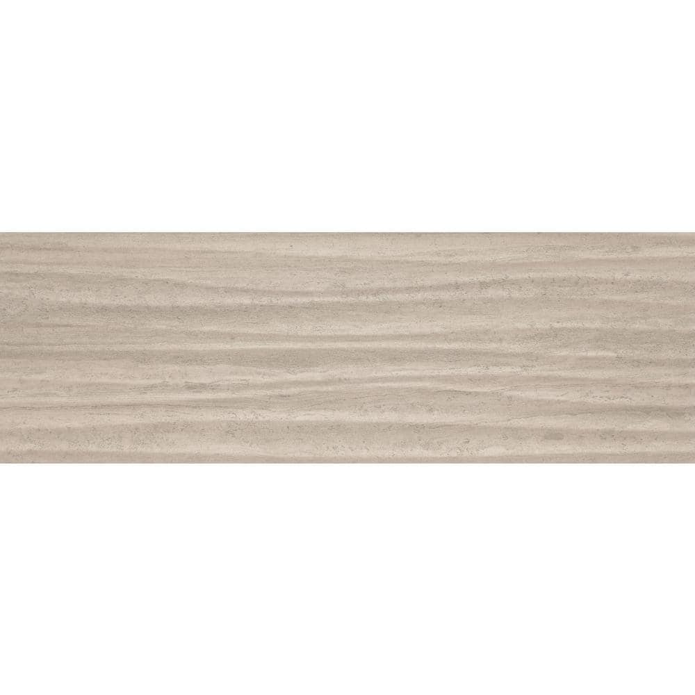 Daltile Articulo Feature Beige 6 in. x 6 in. Glazed Ceramic Wavy Tile ...