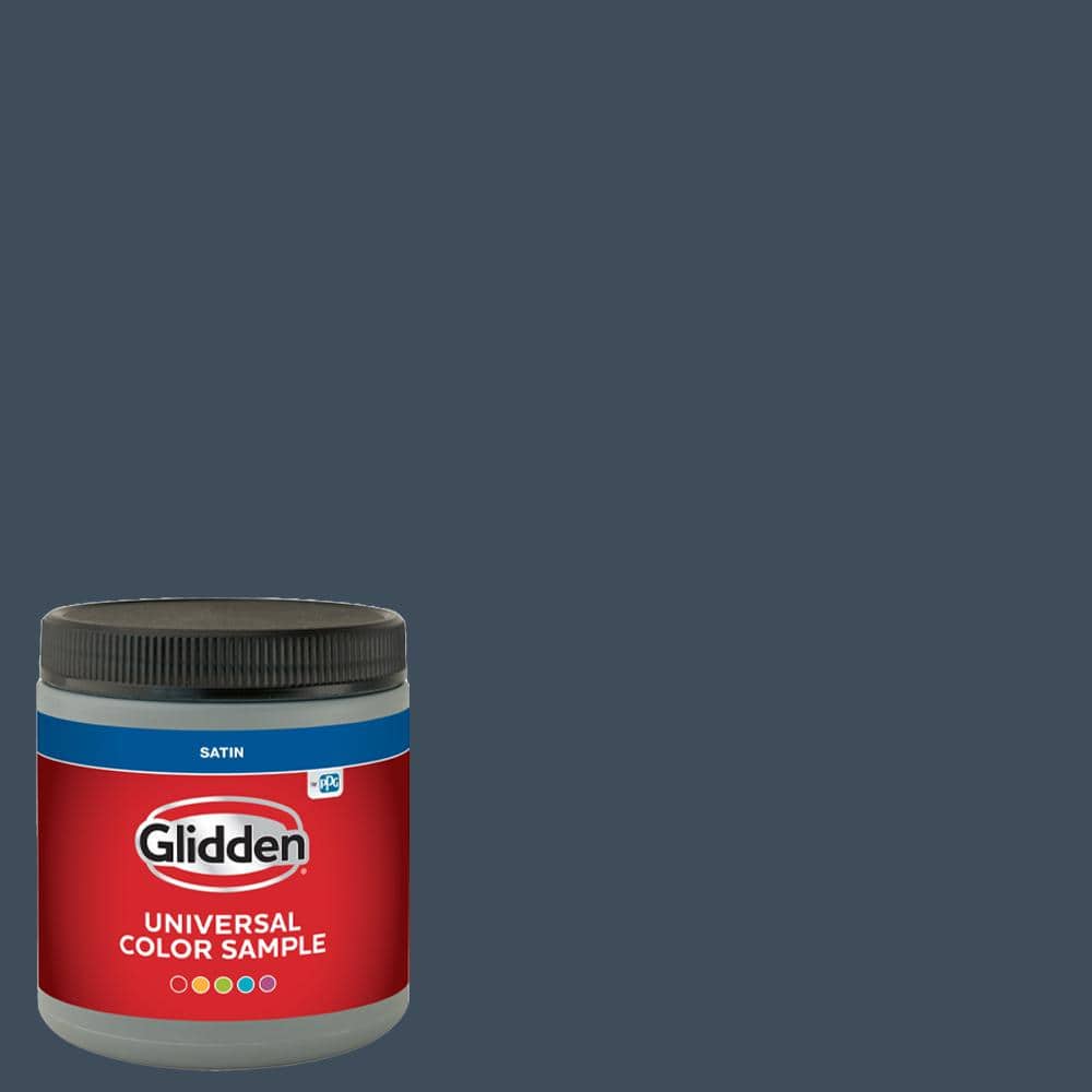 Glidden 8 oz. PPG1041-7 Cavalry Satin Interior Paint Sample PPG1041-7P ...