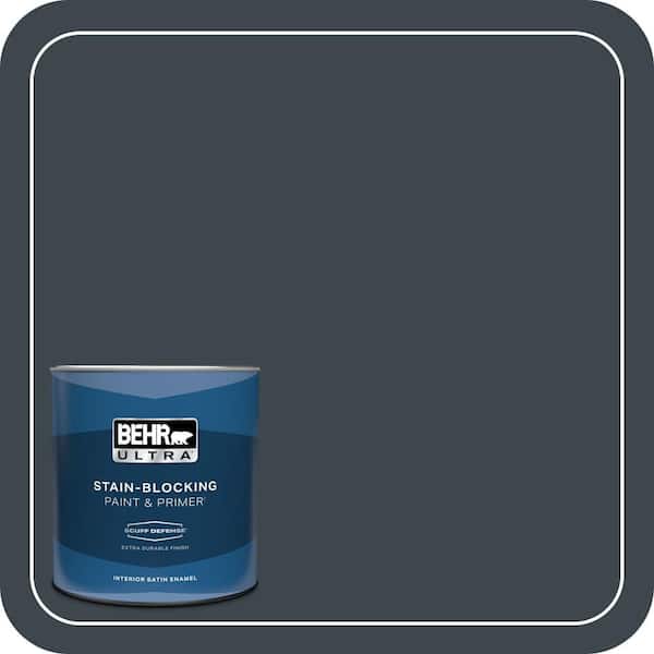 BEHR ULTRA 1 qt. #PPU25-23 Winter Way Extra Durable Satin Enamel ...