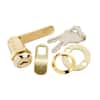 First Watch Security 1-1/8 in. Polished Brass Keyed Alike Cabinet and ...