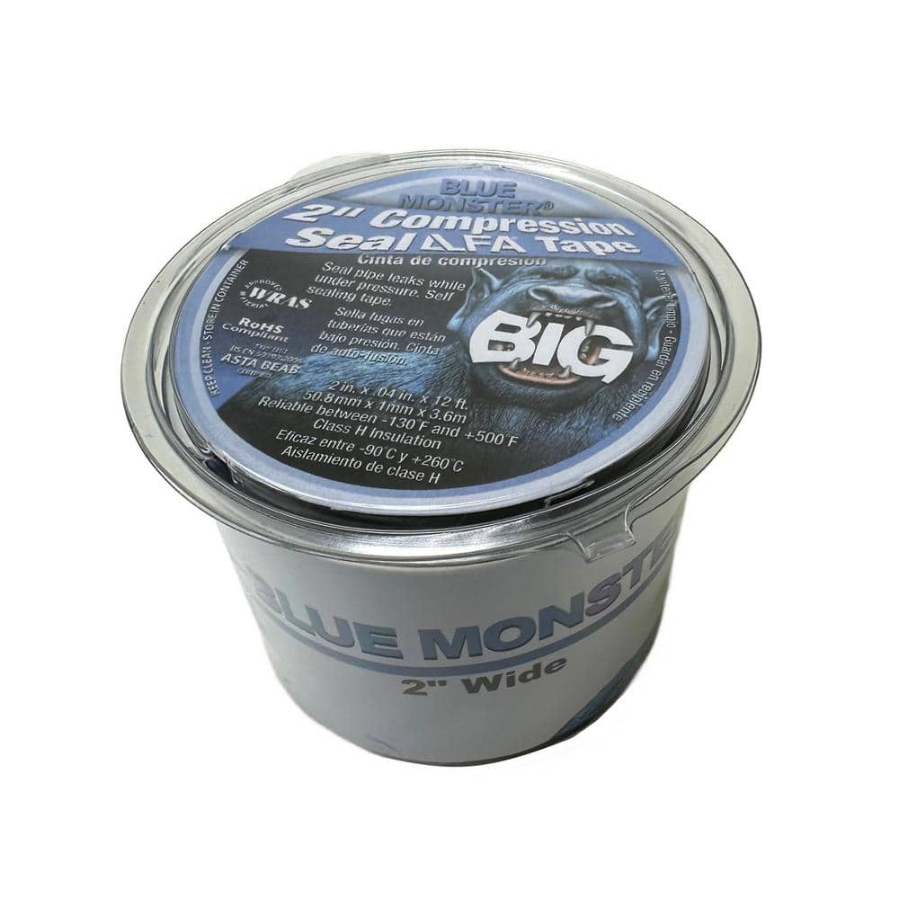 Blue Monster 2 in. x 12 LLFA Compression Seal Tape 76086 - The Home Depot
