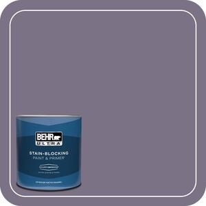 BEHR MARQUEE 1 qt. #660F-6 Peruvian Violet Satin Enamel Interior Paint ...