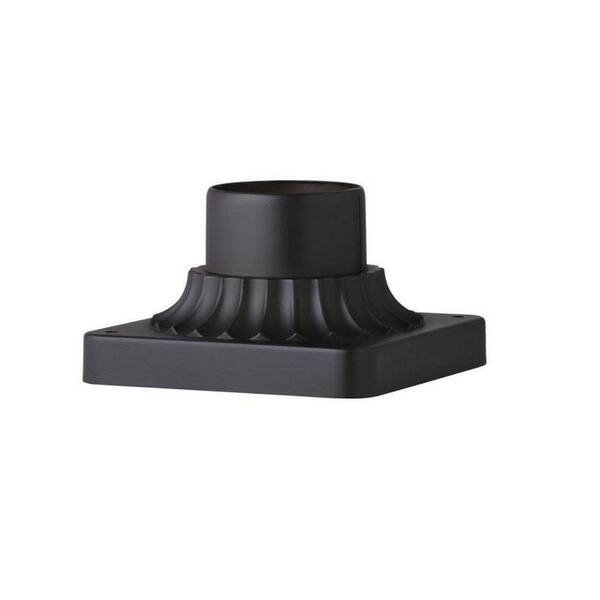 CWI Lighting Granville 3.25 in. Black Outdoor Pier Mount Base 0412B ...