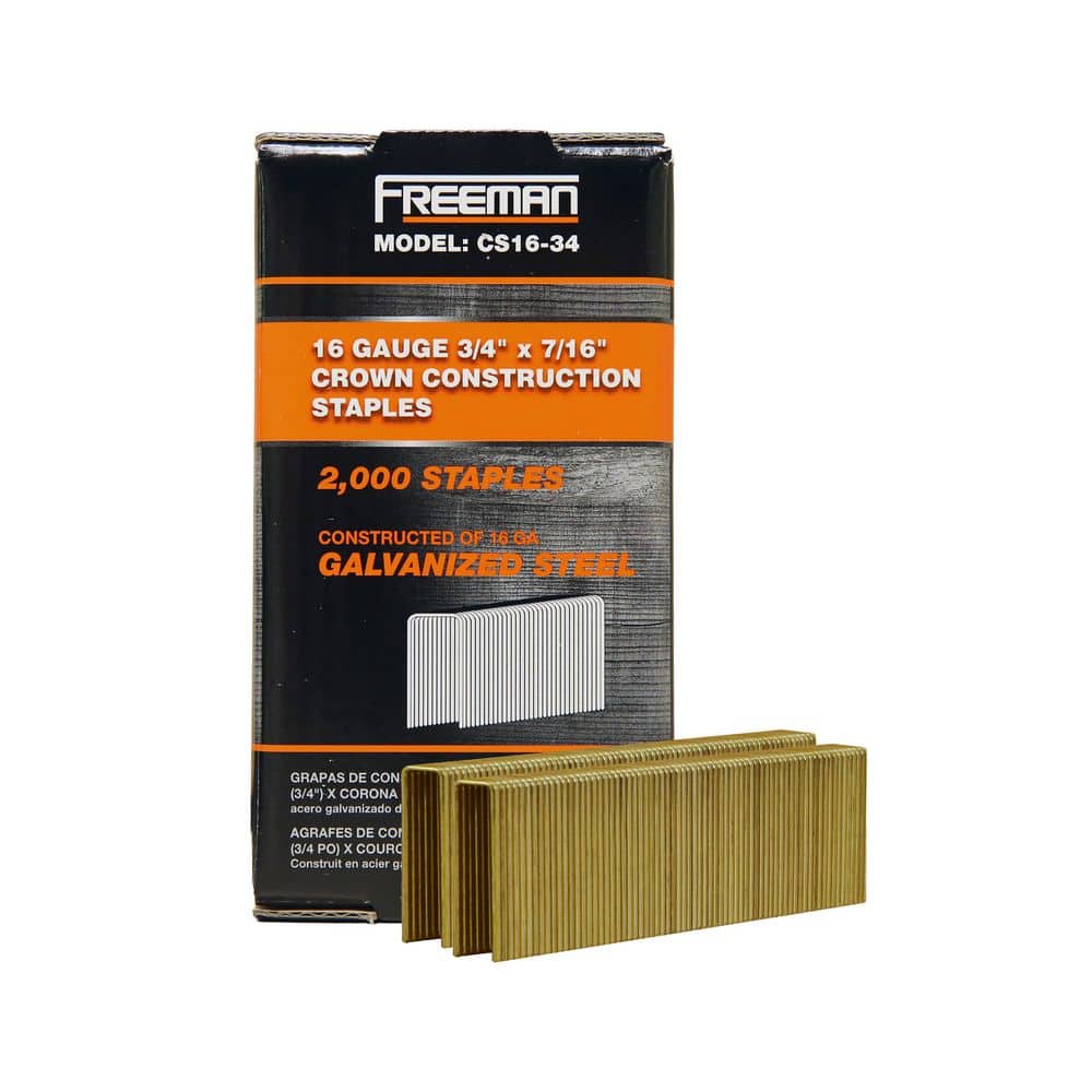 Reviews for Freeman 16-Gauge 3/4 in. Glue Collated Hot-Dipped ...