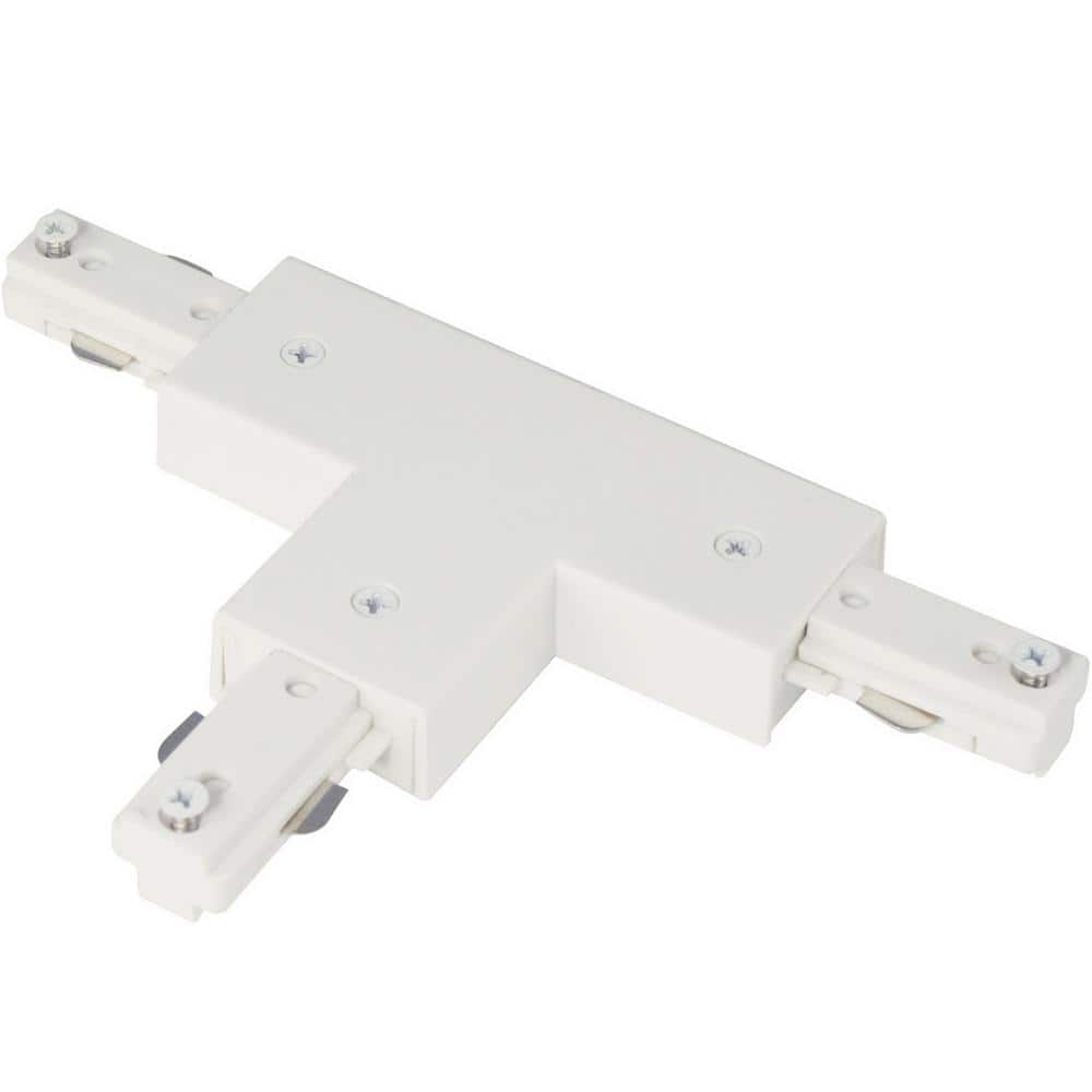 CAL Lighting 0.8 in. H White Single Circuit T-Shape Metal Track ...