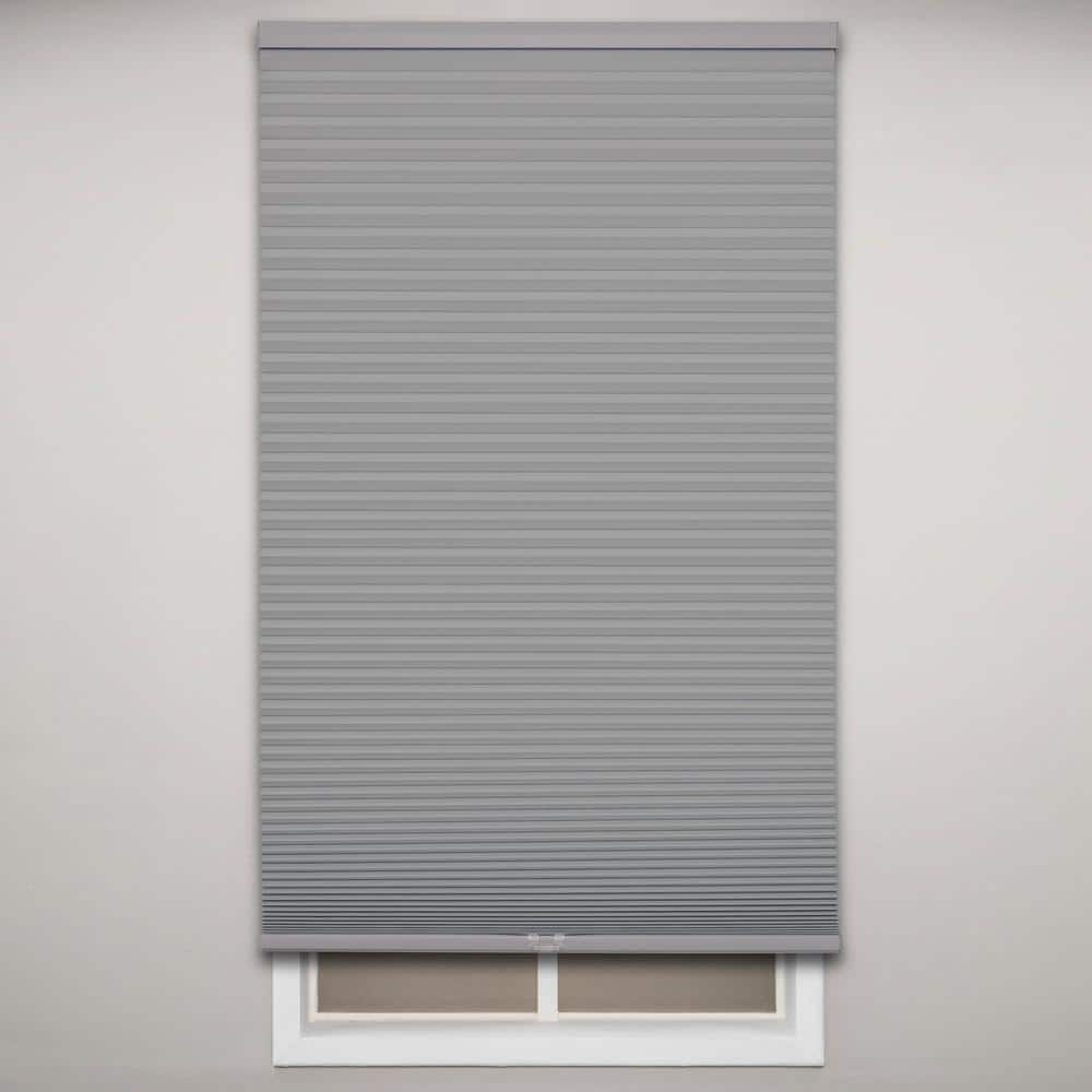 Reviews for Perfect Lift Window Treatment Anchor Gray Cordless Blackout ...