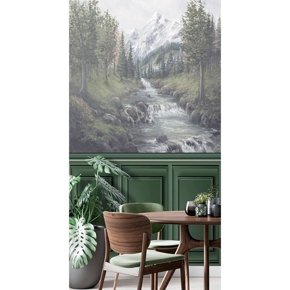 Veer Decor Cascading Waters Wall Mural 8253-BI - The Home Depot