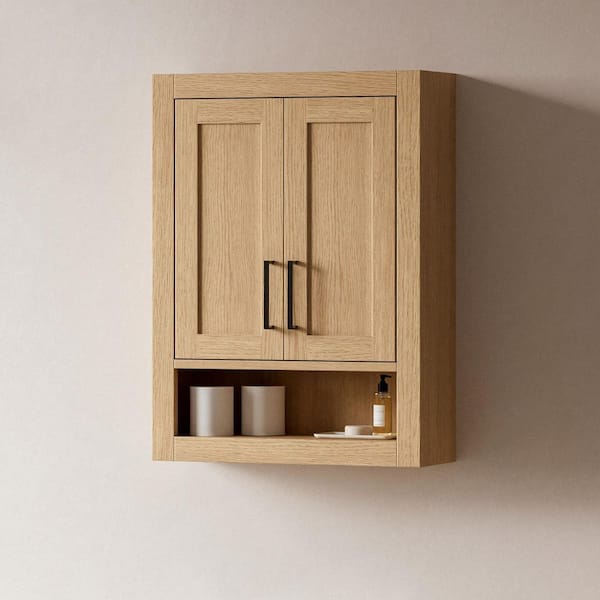 ARIEL Hepburn 23 in. W x 8 in. D x 31 in. H Bathroom Storage Wall ...