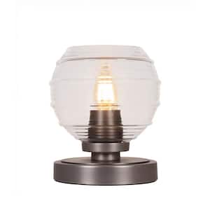 Quincy 8.5 in. Graphite Accent Lamp with Glass Shade 5R1GP4031 - The ...