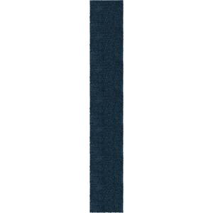 Unique Loom Davos Shag Marine Blue 8 ft. x 8 ft. Square Area Rug ...