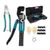 Hydraulic Crimping Tool and Cable Cutter Kit, Wire Crimper Stainless ...