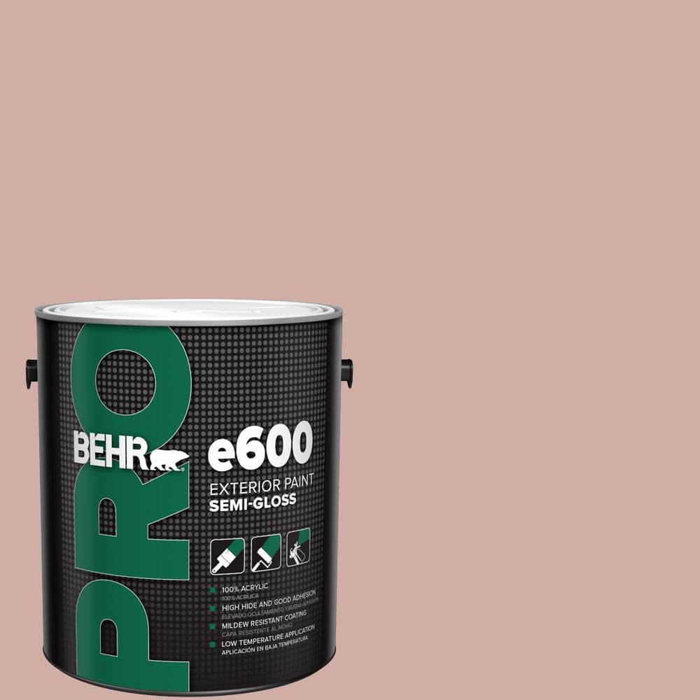 BEHR PRO 1 gal. #190E-3 Velveteen Crush Semi-Gloss Exterior Paint ...