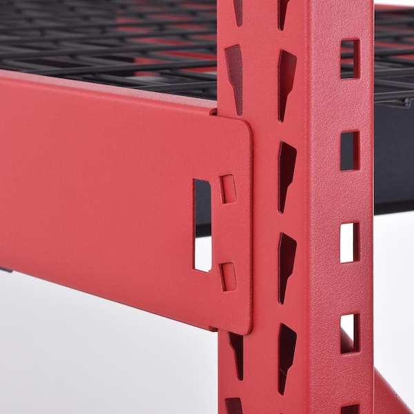 Husky 4-Shelf Metal Industrial Duty Freestanding Garage Storage ...