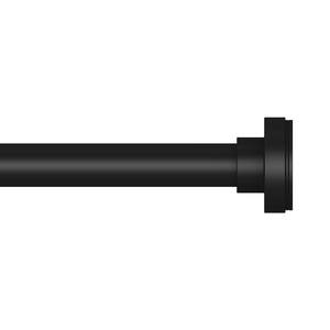 StyleWell 28 in. - 46 in. Tension 3/4 in Single Curtain Rod Kit in ...