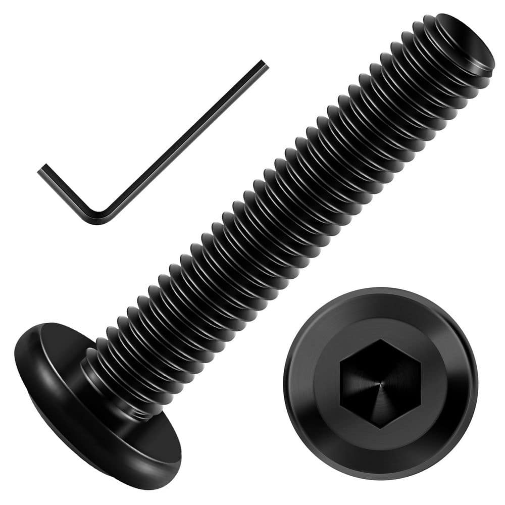 MYWISH M6 x 35 mm Black Oxide Stainless Steel Hex Socket Cap Head Socket Head Cap Screws (20 ...