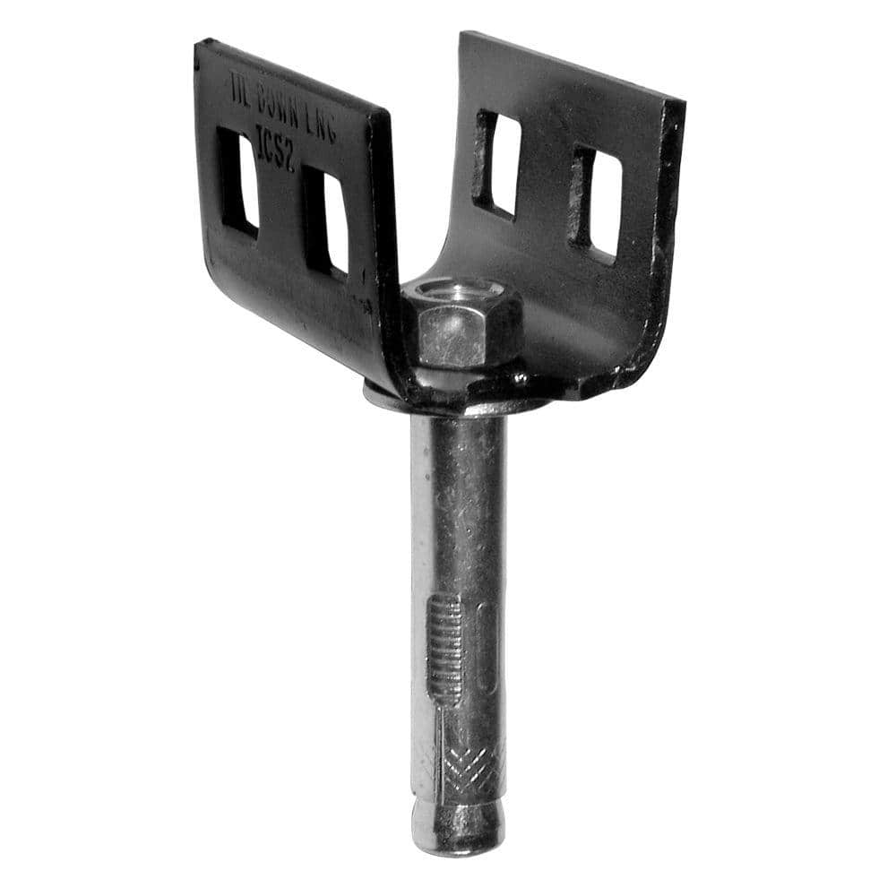 Tie Down 5 in. Black Concrete Slab Home Anchor 59125L - The Home Depot