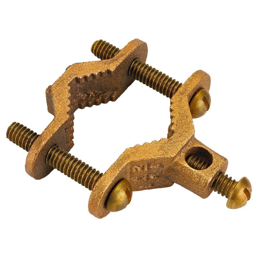 HOME-FLEX 1/2 in. to 3/4 in. Brass CSST Bonding Clamp 11-05BC - The ...