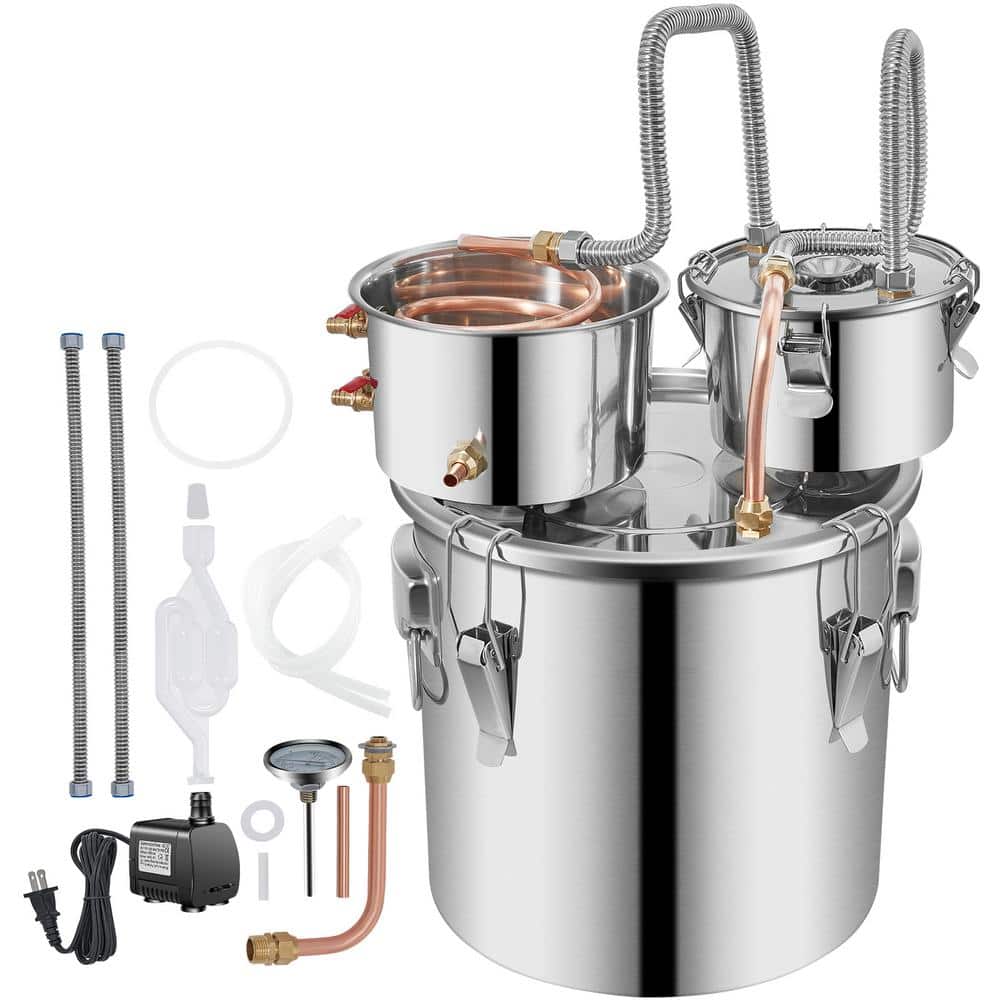 SVOPES Moonshine Still Stainless Steel Alcohol Distiller with Copper ...